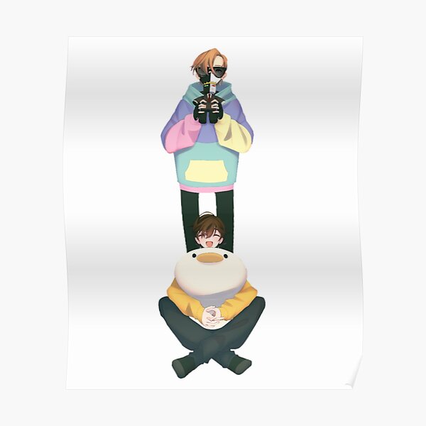 "ranboo dream smp flag" Poster for Sale by AlexandraVictor | Redbubble