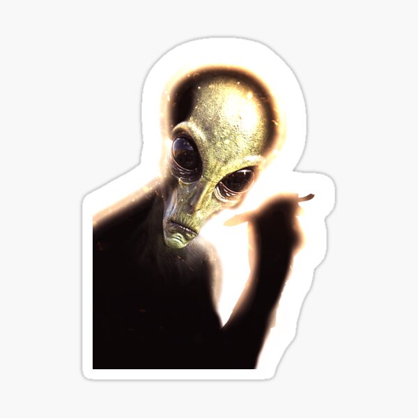 "Evil Alien Doctor Abduction" Sticker for Sale by BravooDesigns | Redbubble