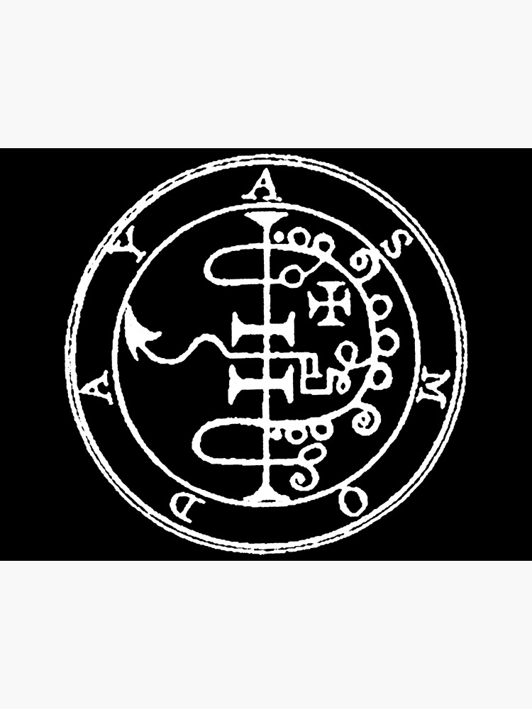 Lámina fotográfica «Asmoday Asmodai Asmodeus Goetic Sello Símbolo ...