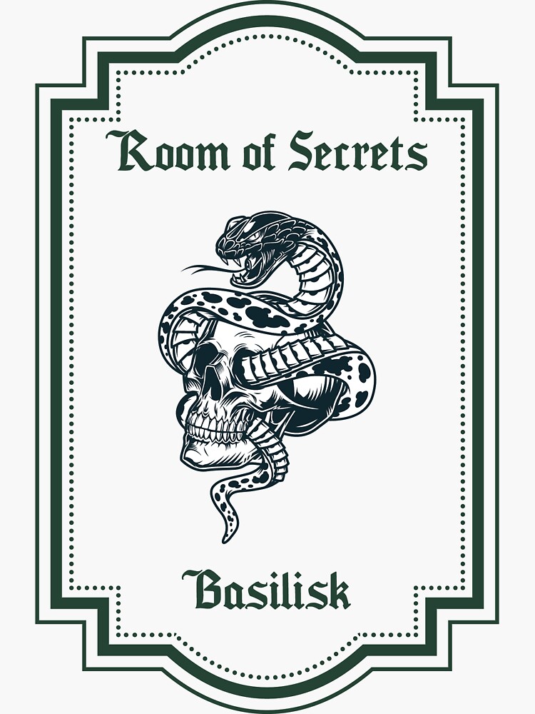 "basilisk" Sticker for Sale by Gael-hylair | Redbubble