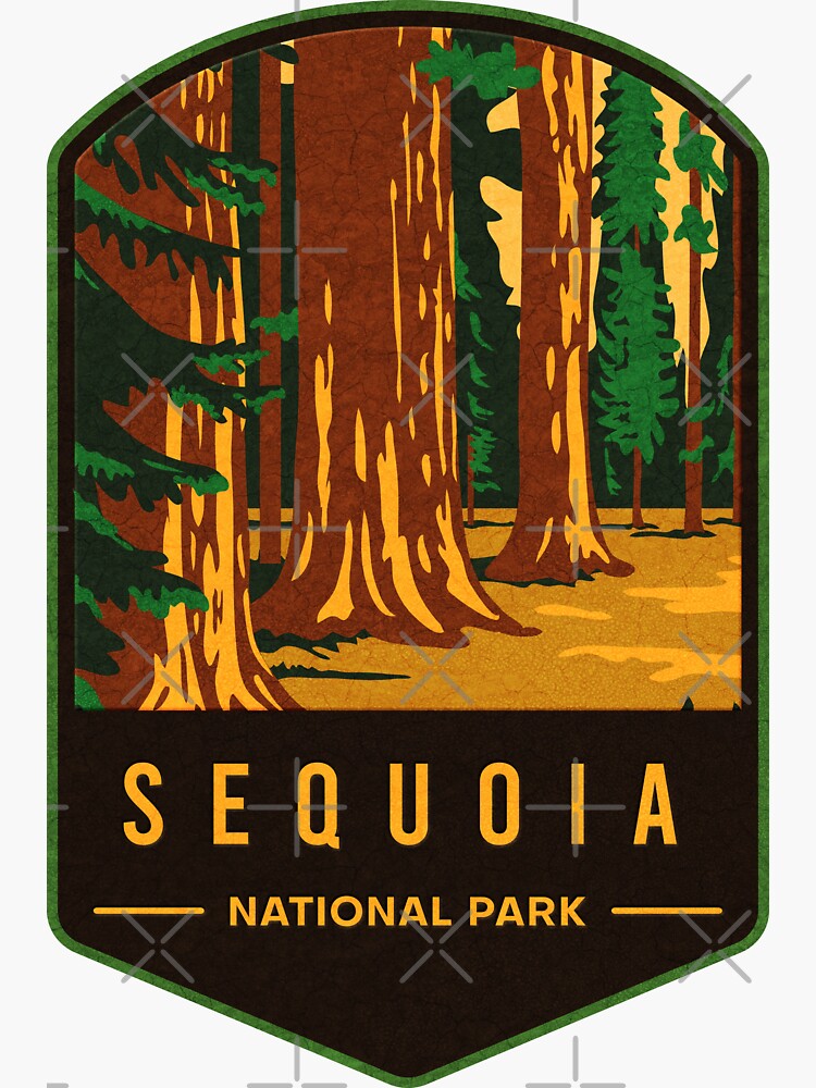 "Sequoia National Park" Sticker for Sale by JordanHolmes | Redbubble