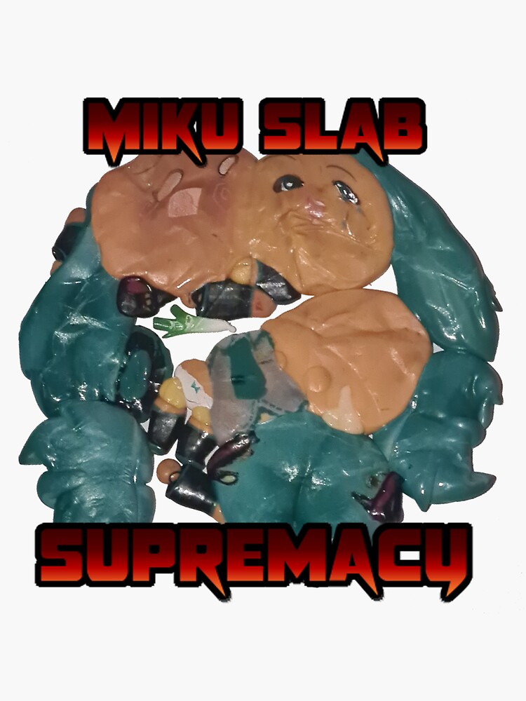 "Miku Slab Supremacy" Sticker for Sale by OnlyMiku | Redbubble