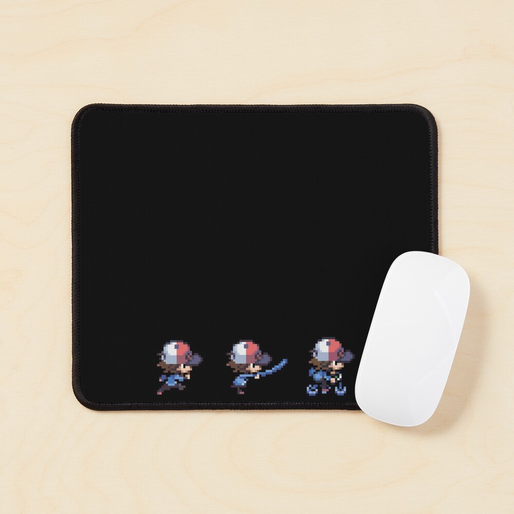 "Black and White Protagonist Hilbert 3 Sprites" Poster for Sale by ...
