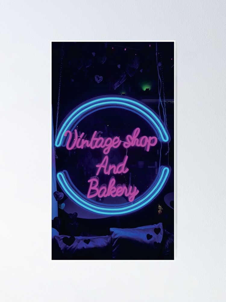 "Neon Sign" Poster for Sale by CWToasterMan | Redbubble