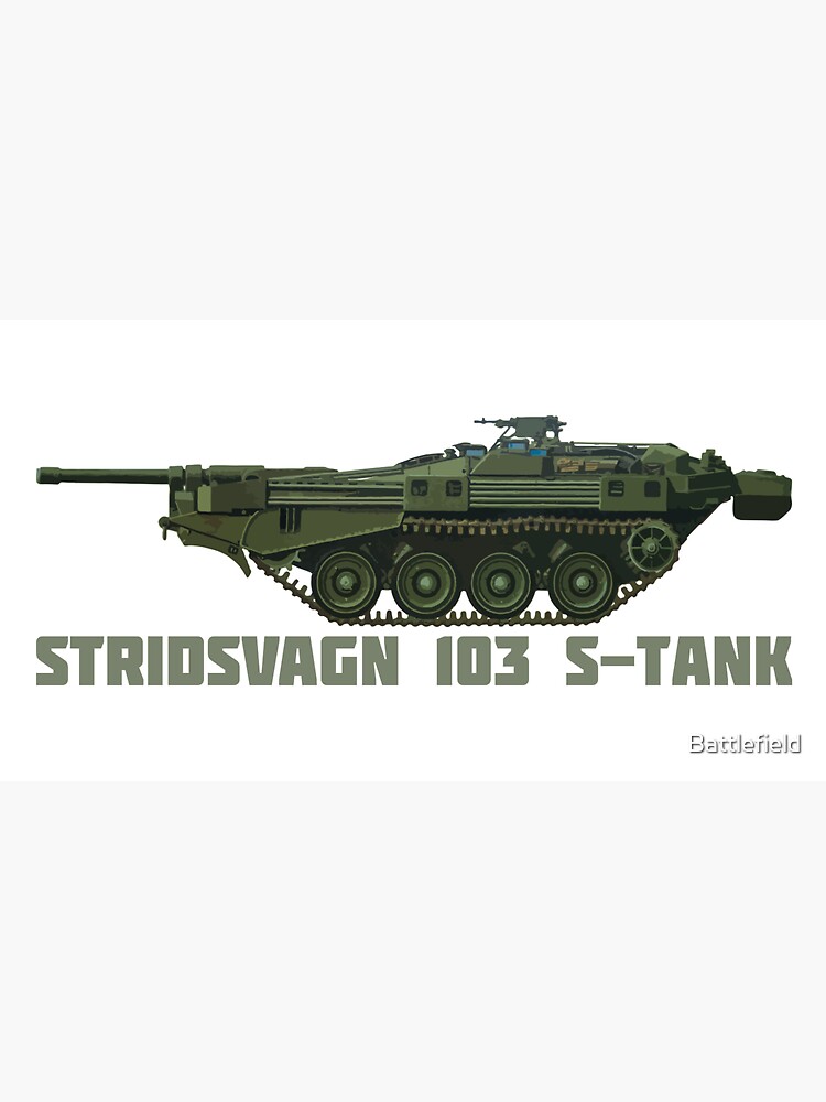 "Stridsvagn Strv 103 S-Tank Sweden Main Battle Tank" Cap for Sale by ...