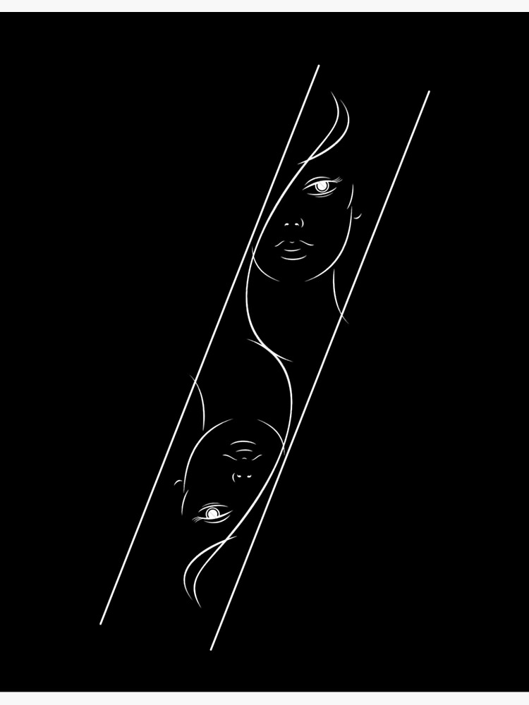 "Parallel Faces" Poster for Sale by GreatTreasures | Redbubble