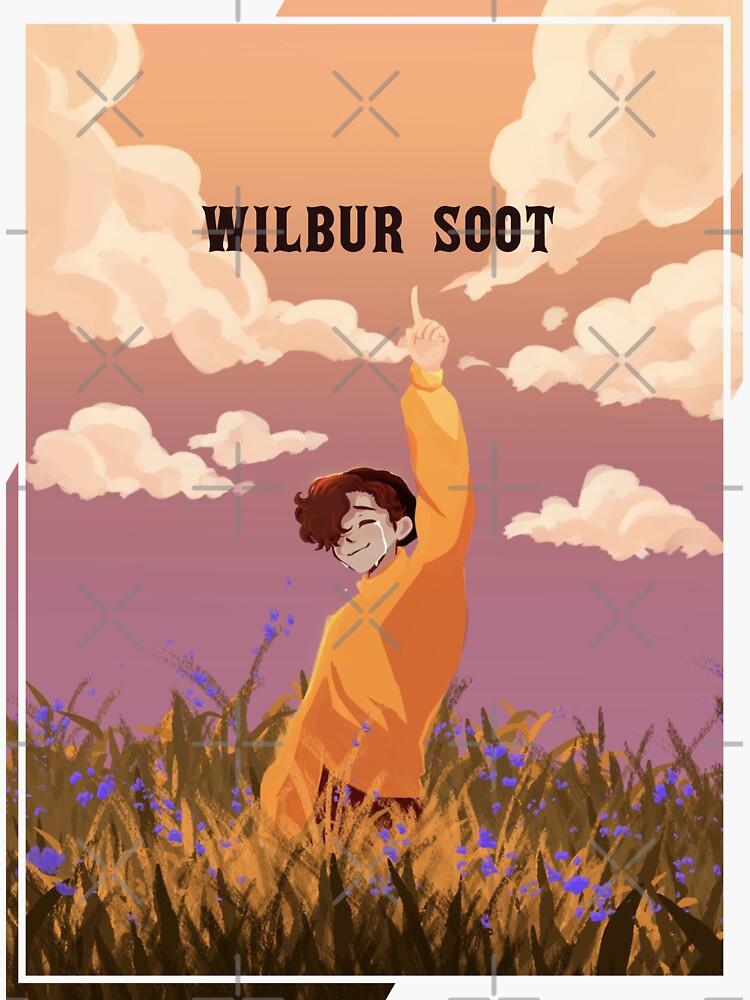 "Wilbur Soot - Ghost Bur" Sticker for Sale by SaucyBandit | Redbubble