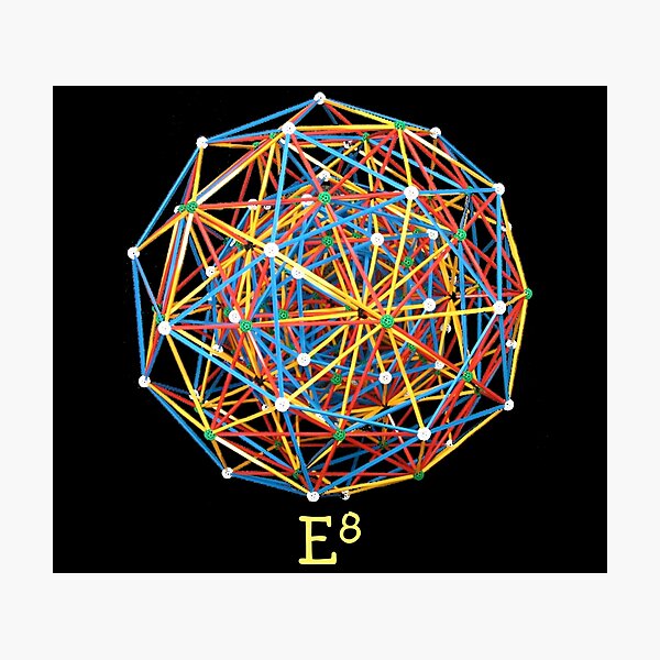 "E8 Mathematics Group Thoery Lie Groups" Photographic Print by ...