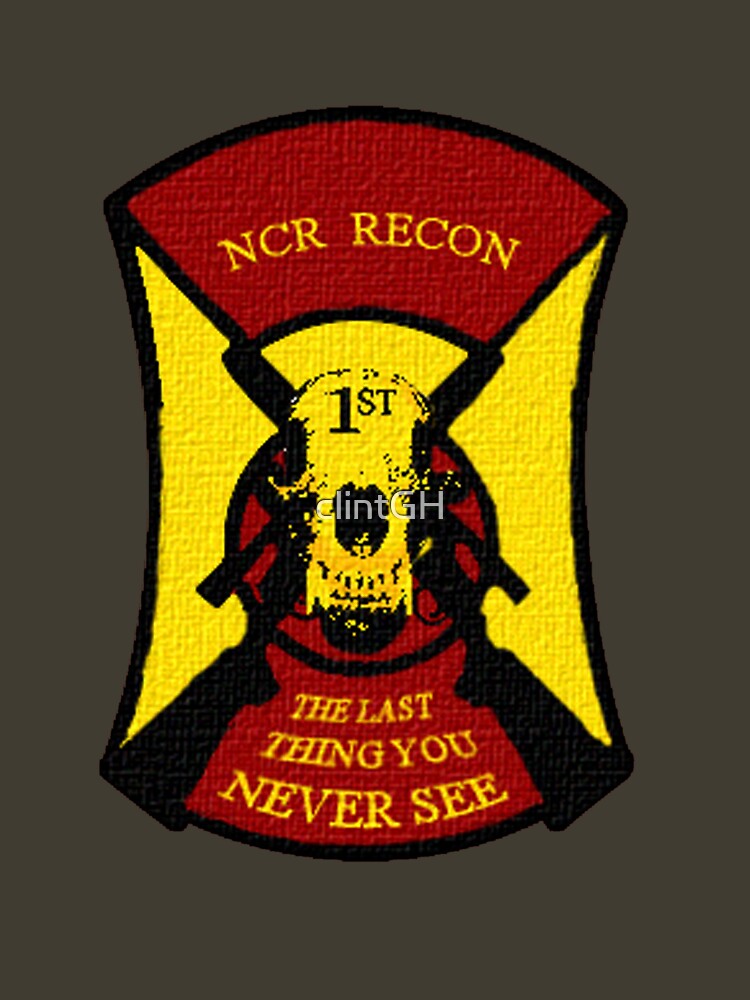"NCR 1st Recon Sticker & Tshirt" Essential T-Shirt for Sale by clintGH ...