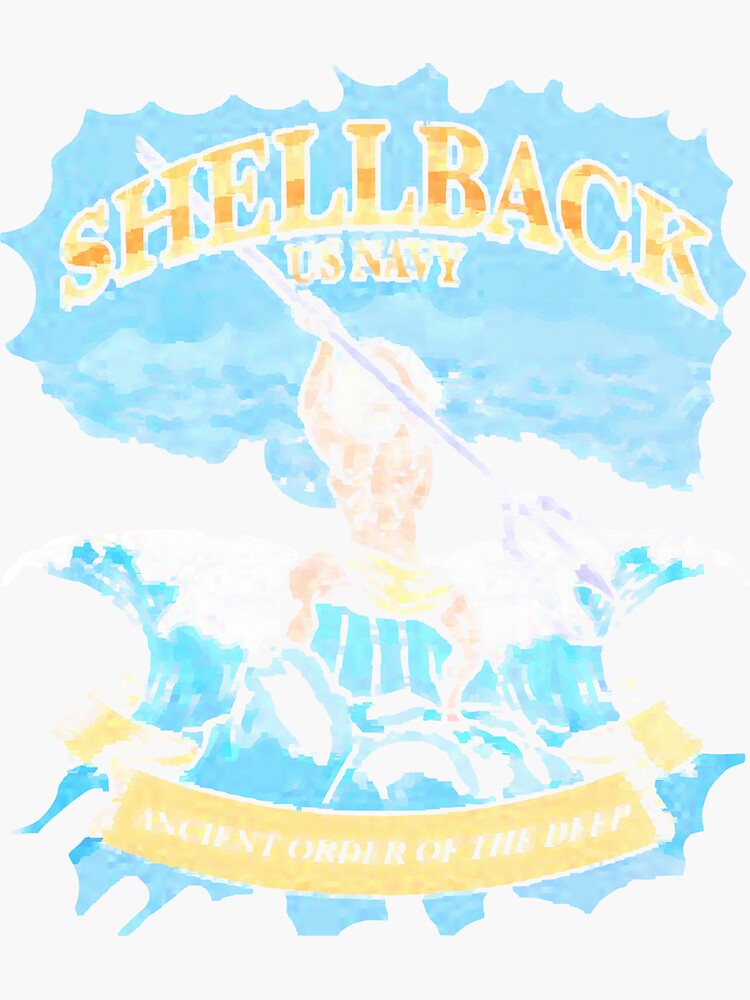 "Us Navy Shellback" Sticker for Sale by thaothuduoc | Redbubble