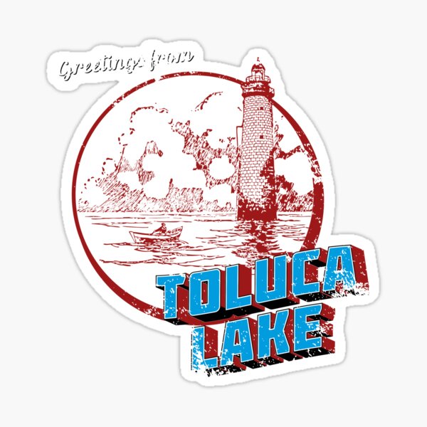 "Toluca Lake" Sticker by LabRatBiatch | Redbubble