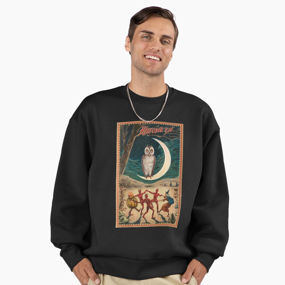 "Vintage Halloween Card from Tuck Postcards (1908) - Owl and Demons ...