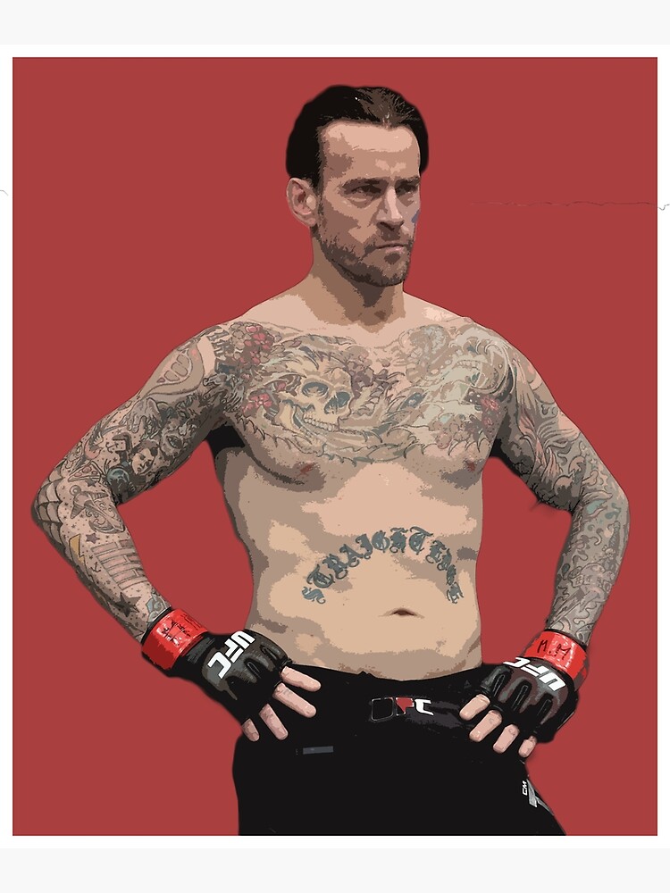 "Cm Punk Fan Art" Art Print for Sale by Ruwans | Redbubble