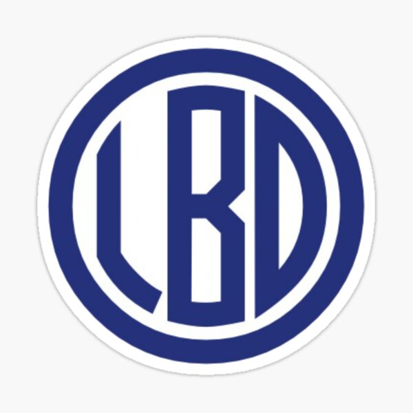 "LBD Monogram" Sticker by sloanehaley | Redbubble