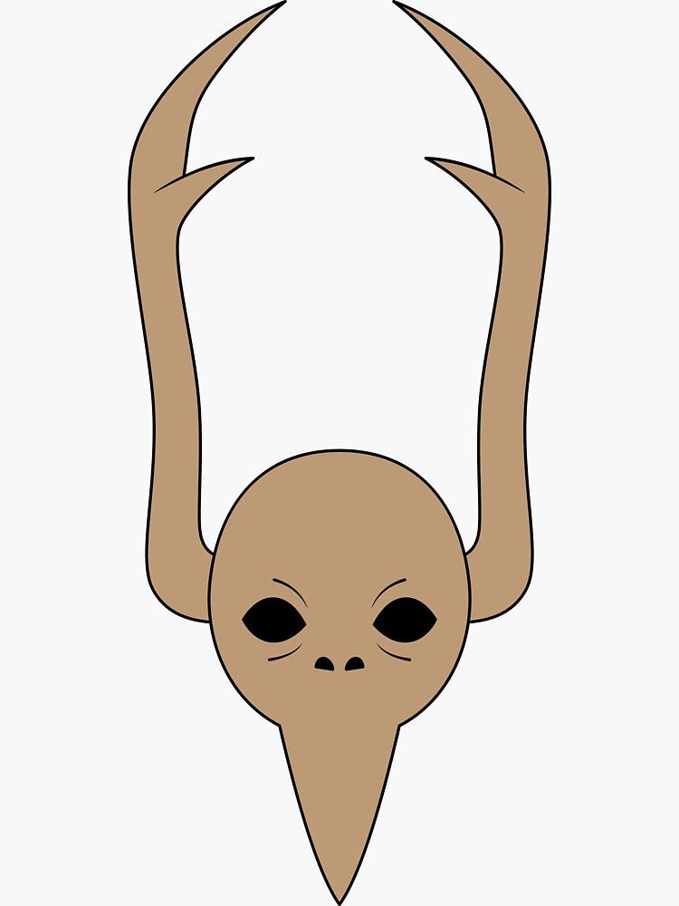 "Emperor Belos Mask" Sticker for Sale by InsideTheVector | Redbubble