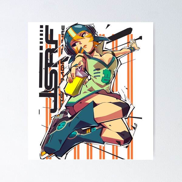 Jet Set Radio Game Action Christmas Posters for Sale | Redbubble