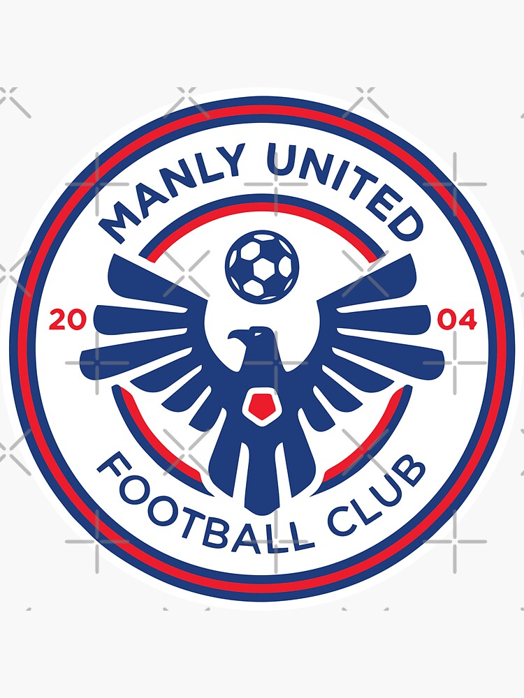 "Manly-logo" Sticker for Sale by gheairen | Redbubble