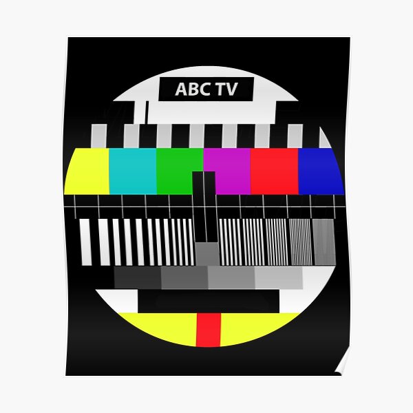 "Test Pattern" Poster for Sale by RahulWisozk | Redbubble