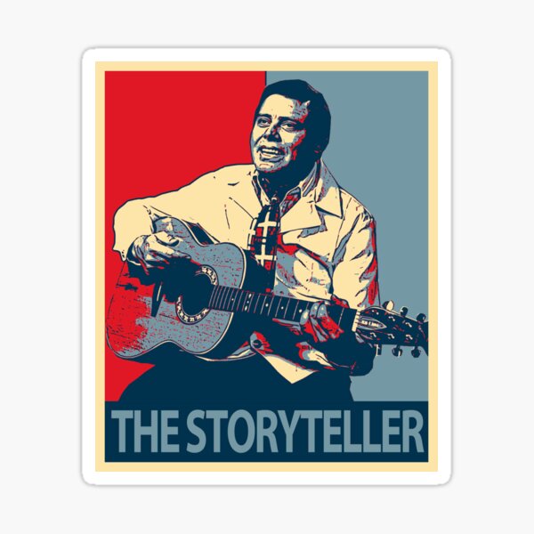 "Tom T Hall - The Storyteller" Sticker for Sale by minhngun812 | Redbubble