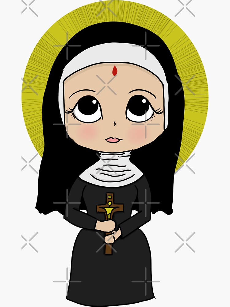 Pegatina «Saint Rita Cascia Lindo Anime Chibi» de TheCatholicLady ...