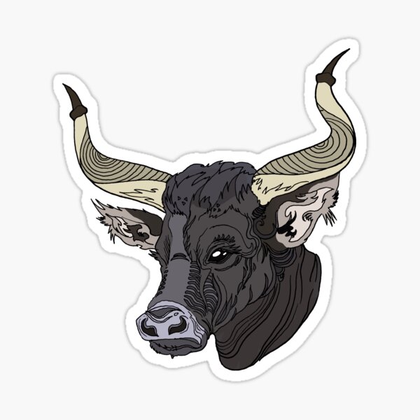 "National Animal of Cambodia: Kouprey" Sticker for Sale by ...