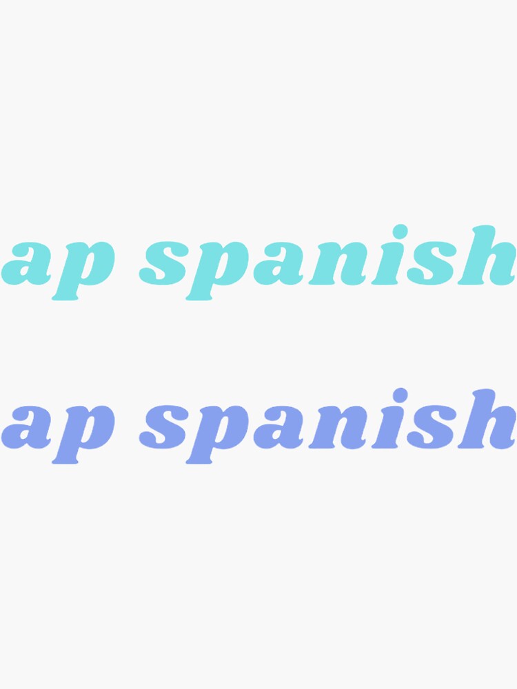 "ap spanish subject sticker pack" Sticker for Sale by rl2020 | Redbubble