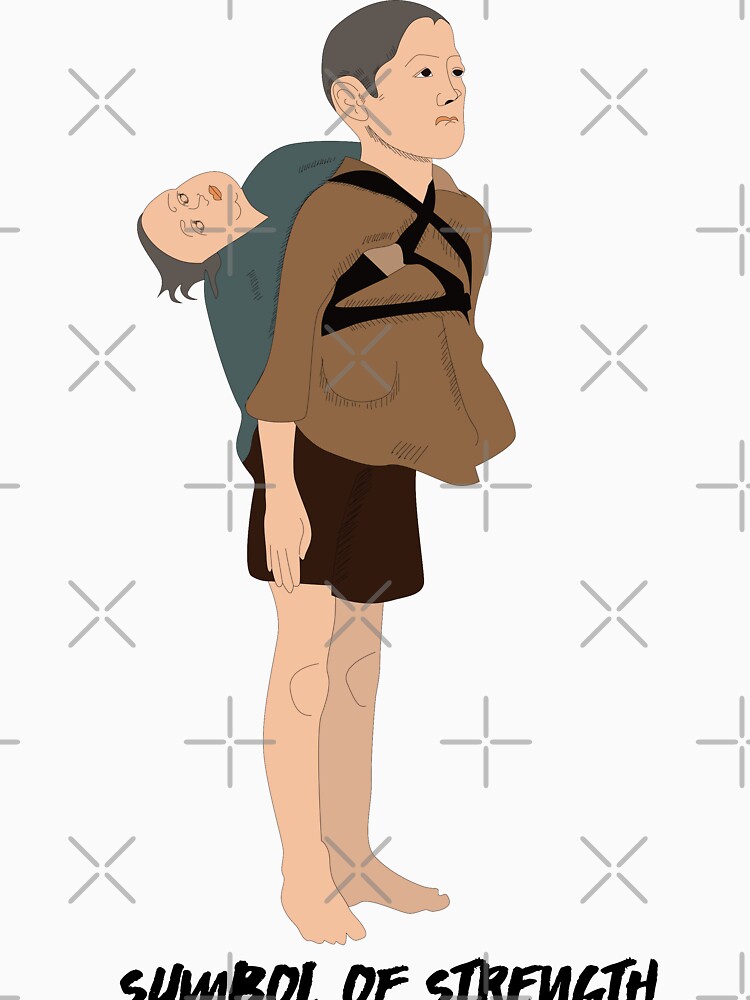 "a Japanese boy standing at attention after having brought his dead ...