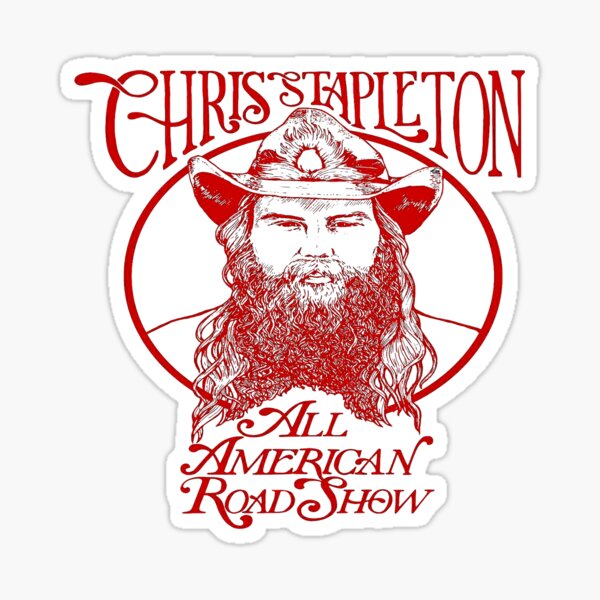 "chris stapleton" Sticker for Sale by channant7m | Redbubble