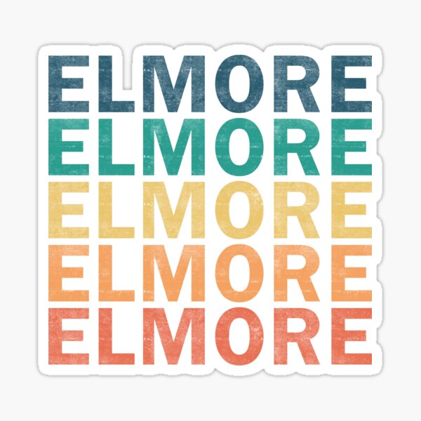 Pegatina «Camiseta con nombre de Elmore - Camiseta de artículo de ...