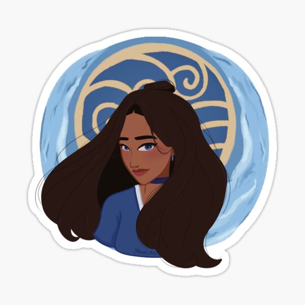 "Katara Avatar" Sticker for Sale by Design-Busuk | Redbubble