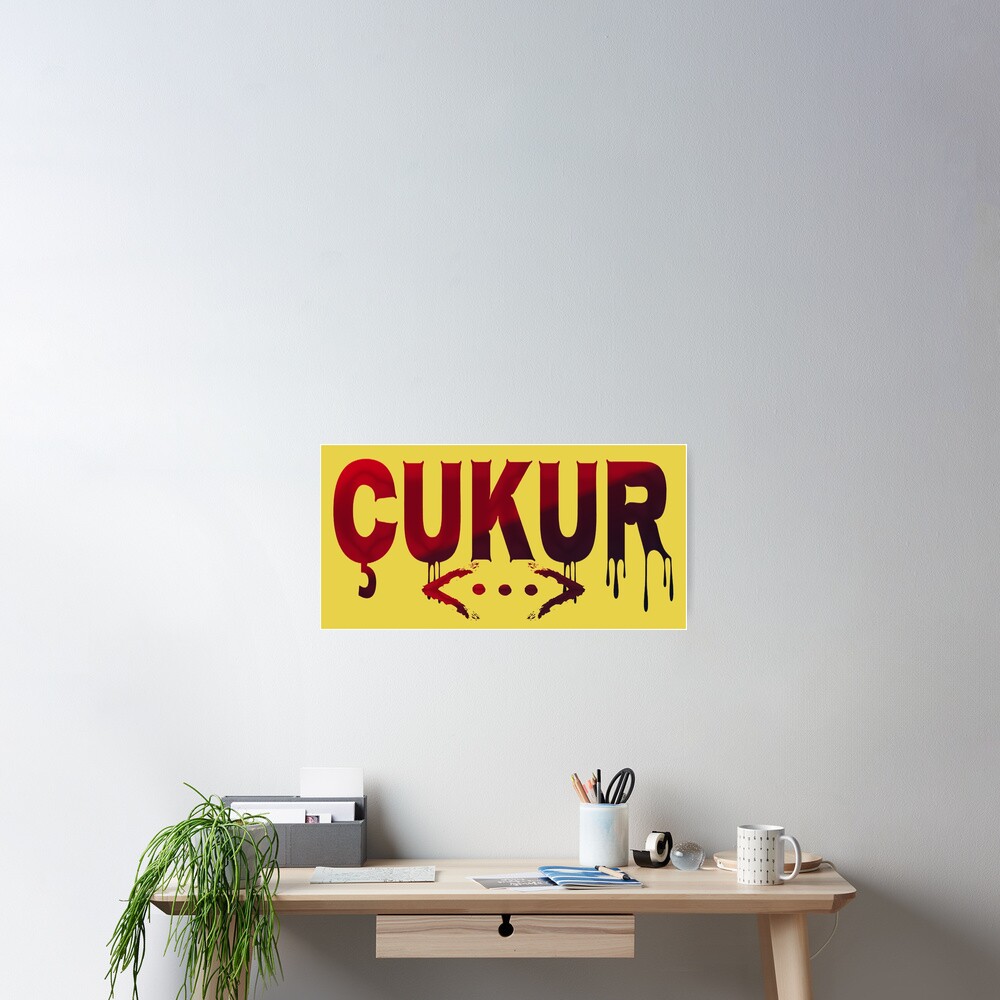 " Çukur Art/ Cukur logo /الحفرة " Poster for Sale by EveryThinkArt ...