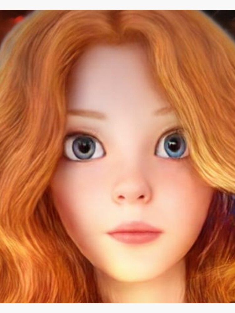 "Red Haired Lady" Sticker for Sale by AlfredBilling | Redbubble