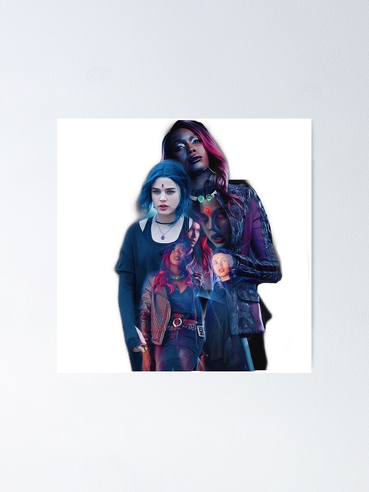 "Kory and Rachel Duo- Titans" Poster for Sale by TheGreenReader | Redbubble
