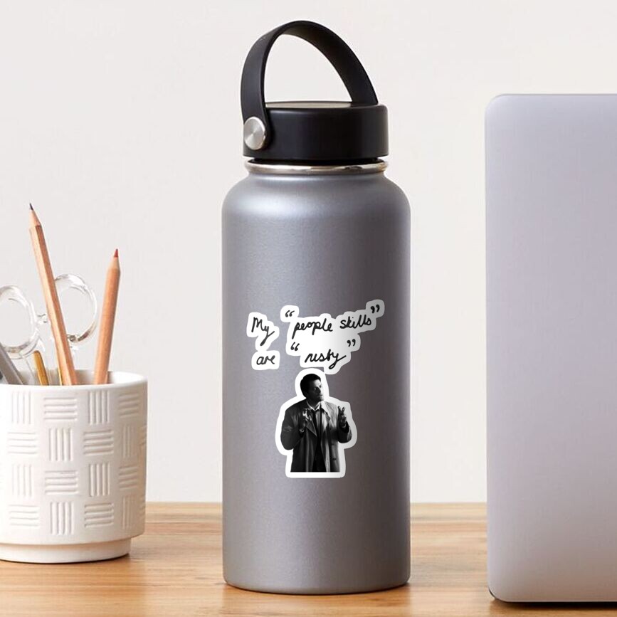 "My "people skills" are "rusty"" Sticker for Sale by Katy177 | Redbubble