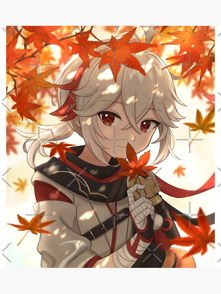 "Fall Kazuha - Genshin Impact Kaedehara Color Spatial" Art Print for ...