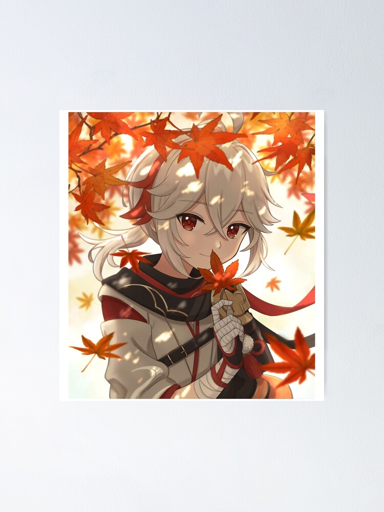 "Fall Kazuha - Genshin Impact Kaedehara Color Spatial" Poster for Sale ...
