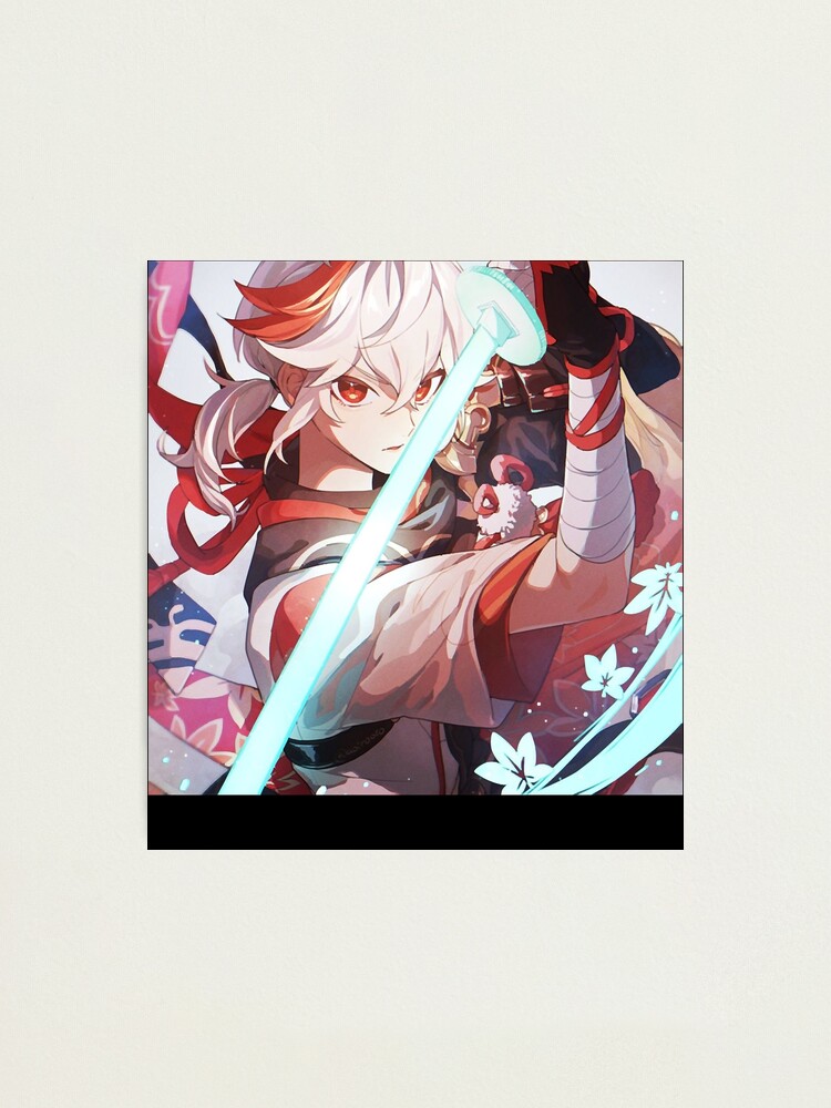 Lámina fotográfica «Kazuha - Genshin Impact Kaedehara Color espacial ...