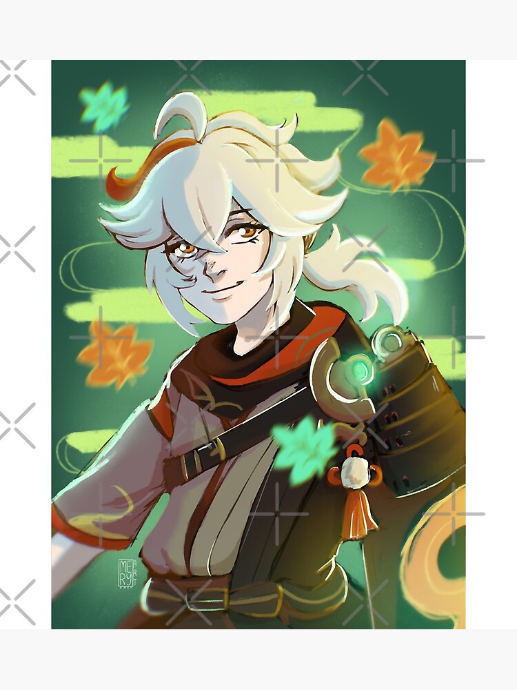 "Kazuha - Genshin Impact Kaedehara Color Spatial Two" Poster by ...