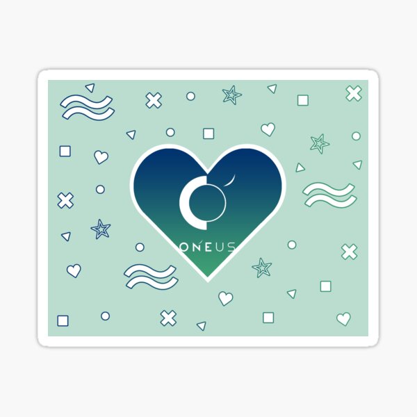 "ONEUS HEART (Logo Ver.)" Sticker for Sale by lovely-day | Redbubble