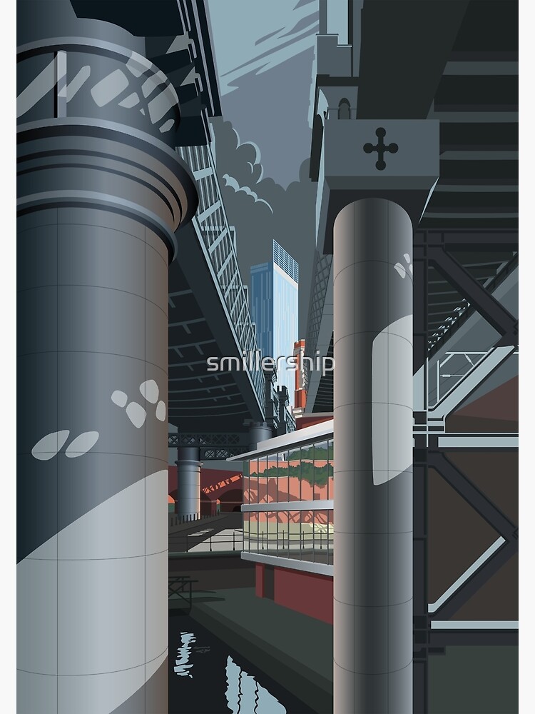 "Castlefield, Manchester" Poster for Sale by smillership | Redbubble