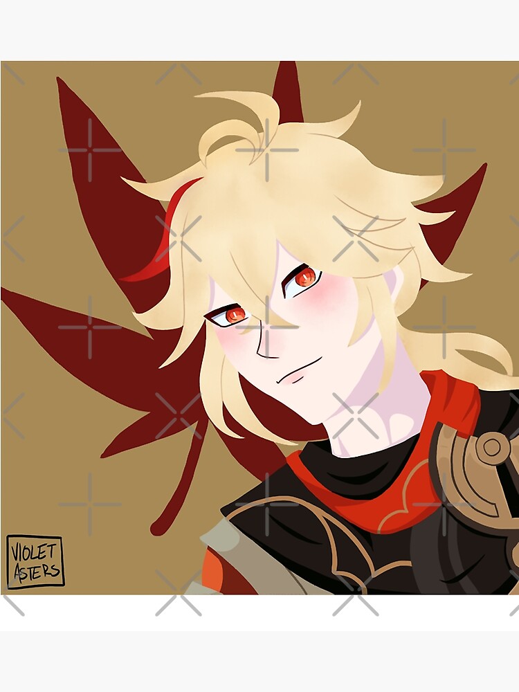 "Kazuha - Genshin Impact Kaedehara Color Spatial Bright" Poster by ...