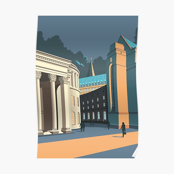 "Manchester Library" Poster for Sale by smillership | Redbubble