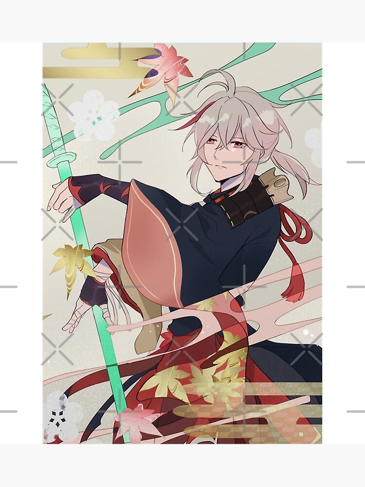 "Kazuha - Genshin Impact Kaedehara Color Spatial Lightning" Poster by ...