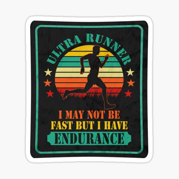 "Ultra Runner Ultra Running Endurance Runner Gifts" Sticker for Sale by ...