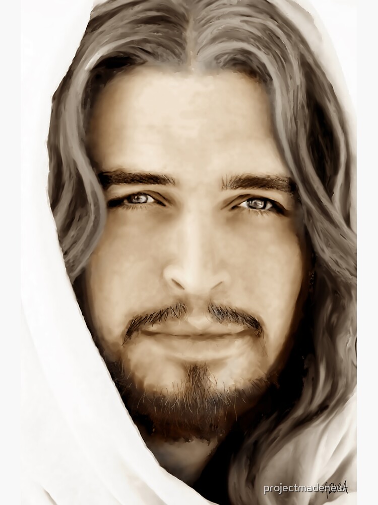 "Colored Jesus Christ Portrait Print by Adora (Project Made New ...
