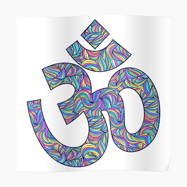 "Om symbol" Poster for Sale by kiyanochka | Redbubble