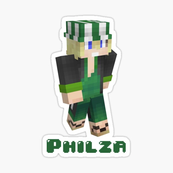 "Philza Playing Video Games Cosplay Outfits" Sticker for Sale by ...