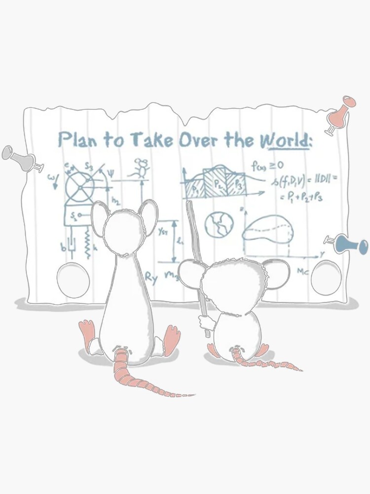 "Take Over The World" Sticker for Sale by olaijakobsen | Redbubble