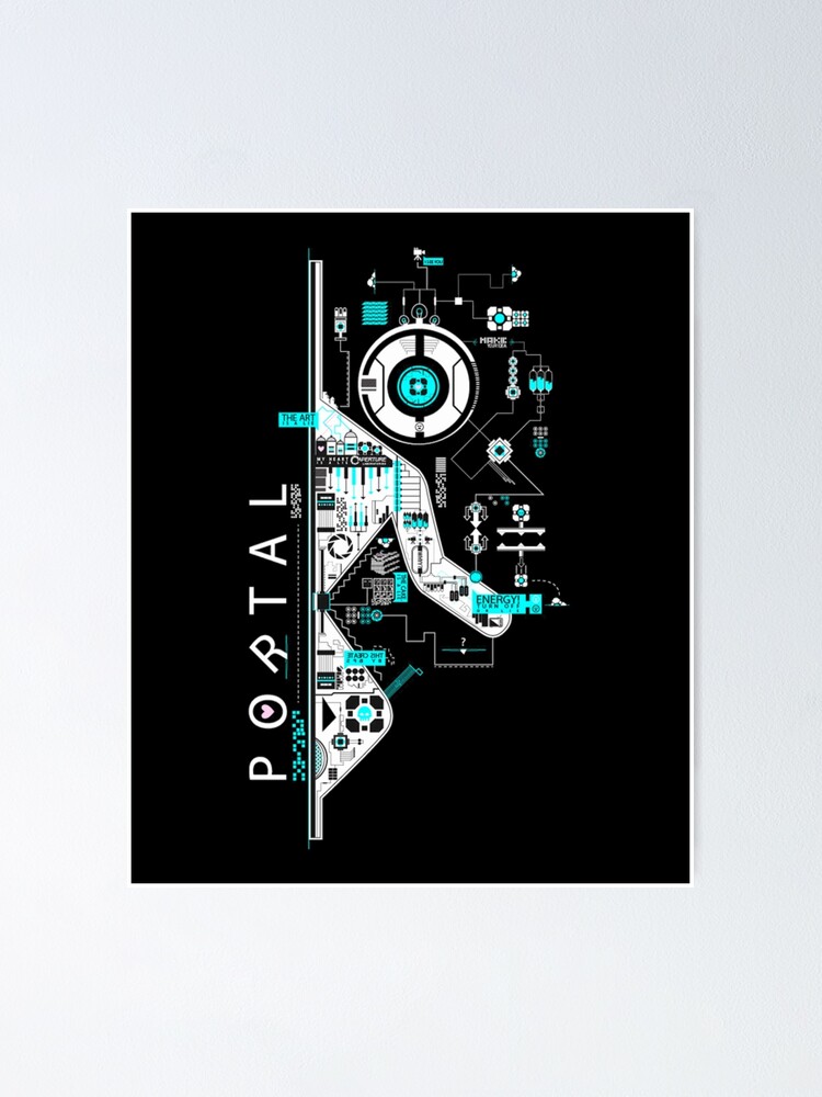 "Portal 2 Art" Poster for Sale by yashartz | Redbubble