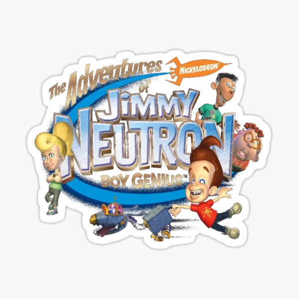 "JIMMY NEUTRON" Sticker for Sale by yimaserko | Redbubble